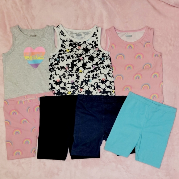 Garanimals | Matching Sets | Garanimals 7 Piece Tanks Bike Shorts Mix ...